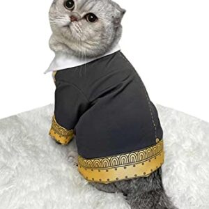 brehiay Cats Spy x Family Cosplay Funny Pet Clothes Anya Forger Costume Shirt for Cats Pets Halloween Costume