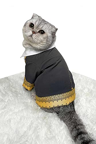 brehiay Cats Spy x Family Cosplay Funny Pet Clothes Anya Forger Costume Shirt for Cats Pets Halloween Costume