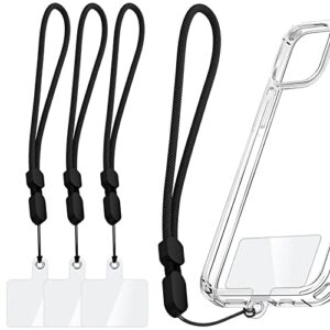 zwzy cell phone lanyard strap holder for around the hand with wrist tether tab for most full coverage phones case