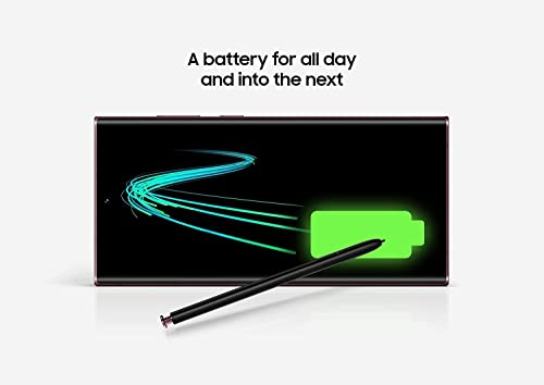 SAMSUNG Galaxy S22 Ultra Smartphone, Android Cell Phone, 128GB, 8K Camera & Video, Brightest Display, S Pen, Long Battery Life, Fast 4nm Processor - T-Mobile (Renewed) (Green)