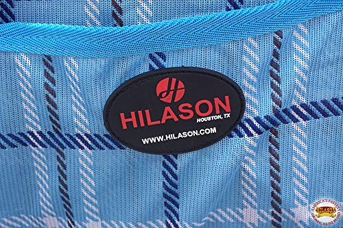 HILASON 75 Inches Horse Fly Sheet Ultra Violet Rays Protect Mesh Bug Mosquito Summer Spring | Fly Sheet | Horse Turnout Sheet | Fly Sheet for Horses | Bug and Mosquito Protection | Fly Sheet for Horse