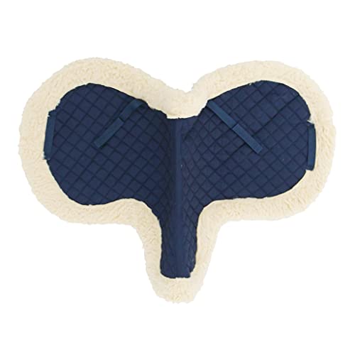 N/A Equestrian Supplies Outdoor Sports Replacement Part Riding Equipment Horse Saddle Pad Performance 65x60cm Fluff Fabric Jumping