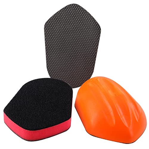 SPTA Clay Block, Clay Bar Pad, 3Pcs Clay Pads and Synthetic Clay Set for Car Detailing, Speed Clay Bar Sponge for Car Detailing, Solve The Problem of Stubborn Dirt on Paint and Glass -CHMLP08A