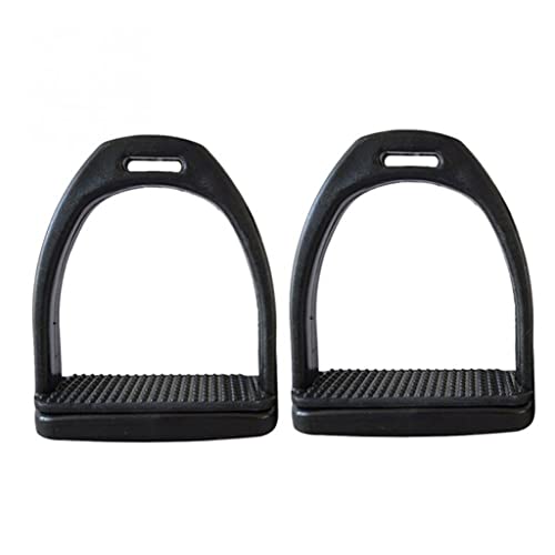 N/A 2PCS Children Adults Durable Horse Riding Stirrups Horse Rider Lightweight Wide Track Anti Slip Equestrian (Size : Medium)