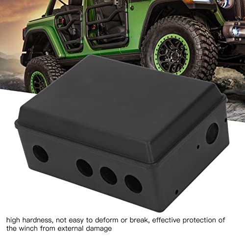 Tbest Winch Control Protection Box,Winch Controller Housing ABS High Strength Protection Box Kit for 8000 to 20000LB Electric Winch