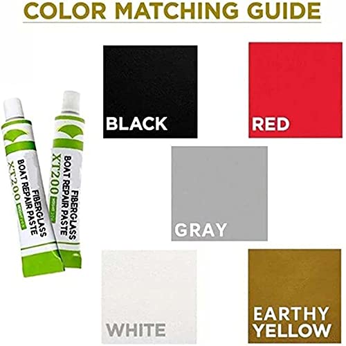 Gogolonge Fiberglass Boat Repair Paste, Xt200 Quick Dry Little Putty Putty, Car Scratch Remover Touch Up Paste Fix Tools, InstaFix Fiberglass Boat Repair Paste for Scratches, Cracks (White)