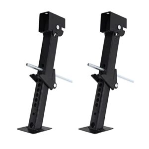 Dumble RV Stabilizer Jacks - 2pk 1300lb Cap Attachable Telescoping Travel Trailer Jack Stabilizer Stands and Jack Rod