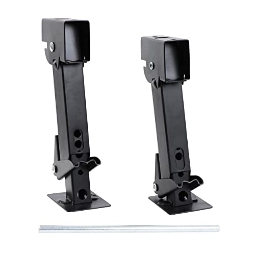 Dumble RV Stabilizer Jacks - 2pk 1300lb Cap Attachable Telescoping Travel Trailer Jack Stabilizer Stands and Jack Rod