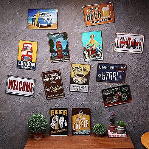 Xiddxu Metal Sign Kitchen Tin Sign Poster Plaques Everyone Has to Use This Kitchen Lets Keep It Nice Clean Up After Yourself Decro for Kitchen Home Kitchen Restaurant 8x12inch…