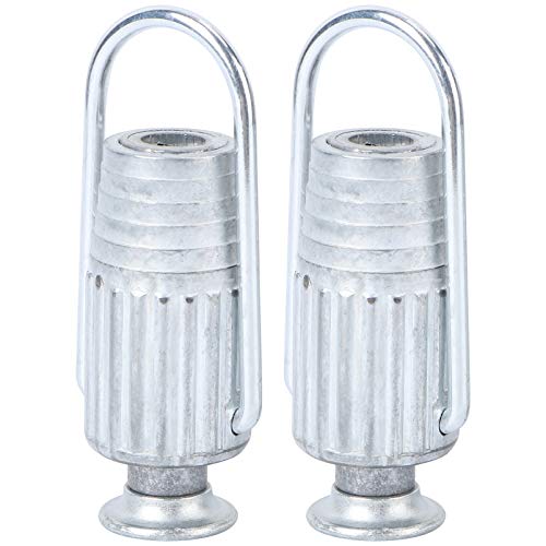 DOITOOL 2 Pcs Metal Clothesline Tightener Sunline Line Tight Grips Tools for Pulleys and Fixed Clothes Lines Household Laundry Supplies