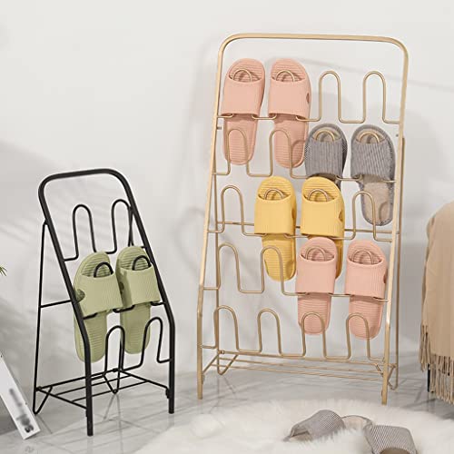 Shoe Rack Shoe Shelf Stackable Shoe Rack Shoe Rack Metal Shoe Shelf Modern Simple Shoe Storage Organzier Rack Multi-Layer Tower Shelf for Slipper and Flat Shoe Racks Shoe Bench Stackable Shoes Rack S