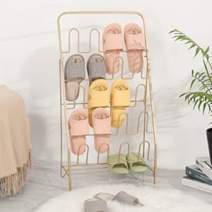 Shoe Rack Shoe Shelf Stackable Shoe Rack Shoe Rack Metal Shoe Shelf Modern Simple Shoe Storage Organzier Rack Multi-Layer Tower Shelf for Slipper and Flat Shoe Racks Shoe Bench Stackable Shoes Rack S