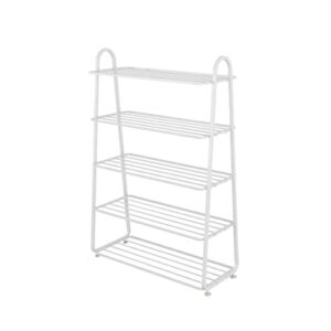 shoe rack shoe shelf stackable shoe rack five-layer shoe rack floor standing shoe shelf wrought iron shoe storage rack entryway living room bedroom hallway shoe storage organizer shoe bench stackable