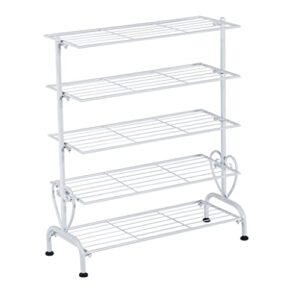 shoe rack shoe shelf stackable shoe rack shoe rack sturdy steel pipe shoe shelf shoe storage rack, used in entryway bedroom living room hallway shoe cabinet balcony shoe organizer rack shoe bench sta