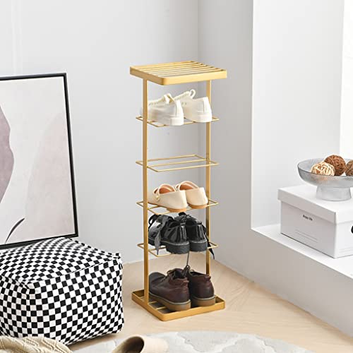 Shoe Rack Shoe Shelf Stackable Shoe Rack Shoe Rack, Household Multilayer Metal Shoe Shelf Vertical Shoe Storage Organiser - Entryway Hallway Bedroom Shoe Organiser Rack Shoe Bench Stackable Shoes Rac