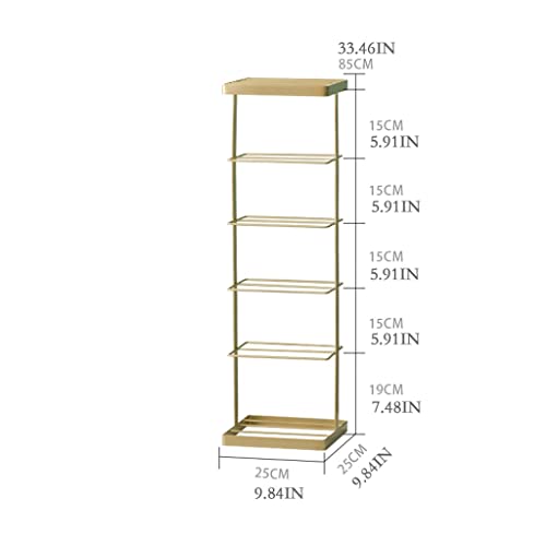 Shoe Rack Shoe Shelf Stackable Shoe Rack Shoe Rack, Household Multilayer Metal Shoe Shelf Vertical Shoe Storage Organiser - Entryway Hallway Bedroom Shoe Organiser Rack Shoe Bench Stackable Shoes Rac