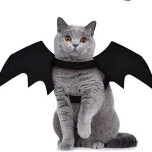 Pet Cat Bat Wings for Halloween Party Decoration, Puppy Cosplay Bat Costume, Cute Kitten Cat Dress Up Accessories