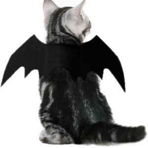 Pet Cat Bat Wings for Halloween Party Decoration, Puppy Cosplay Bat Costume, Cute Kitten Cat Dress Up Accessories