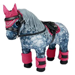 LeMieux Toy Pony Blanket for Toy Pony with Detail & Ornament - Quality Fleece - 3 Years + - Gift for Kids - Watermelon