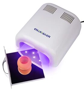 enomaker uv resin curing light box resin dryer machine 24pcs 405nm led beads professional for lcd/sla/dlp 3d printer models