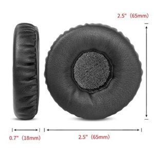 YunYiYi Ear Cushion Replacement Compatible with Sol Republic Tracks HD V8/V10/Republic 1430-00/02/03 Tracks Air Headphones Earpads Cover (Black 1)