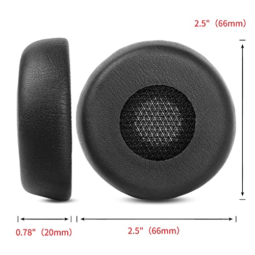 YunYiYi HSC040W Evolve 75 UC Ear Cushion Replacement Compatible with Jabra Evolve 75 UC Wireless Bluetooth Headphones Ear Cover/Earpad/Ear Cups