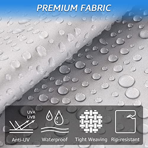 SELIMON 300D Top Class A RV Cover Rip-Resistent & Waterproof Winter Camper Cover with Anti-UV Silver Coating Fits 40' to 43' Motorhome