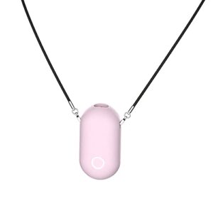 small portable air purifier,travel-size air purifiers,personal ionizer air purifier necklace ,100% no static ,so you can enjoy the refresh air. (pink), 2.32 x 1.25 x 0.55, jo-2002