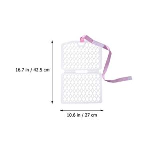 PATKAW 5PCS Shirt Folding Board Clothes Folder Plastic Laundry Folders Helper with Ribbon Clothing Dividers for Kid and Adult to Fold Clothes Pink