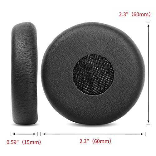 YunYiYi HSC018W Evolve 65 UC Ear Cushion Replacement Compatible with Jabra Evolve 65 UC 65MS / Evolve 20 30 40 65 UC/MS/SE Headset Ear Cover Earpad