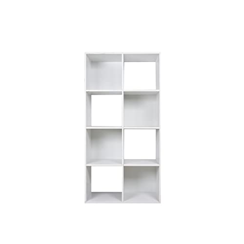 Juggernaut Storage 8-Cube Storage Organizer, White