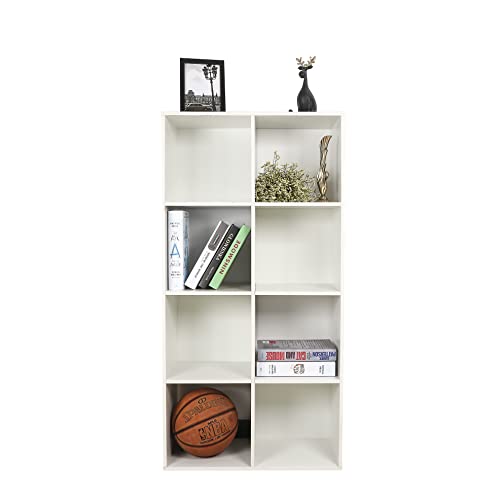 Juggernaut Storage 8-Cube Storage Organizer, White