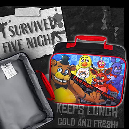 Five Night's At Freddy's FNAF Insulated Lunch Box Tote Bag