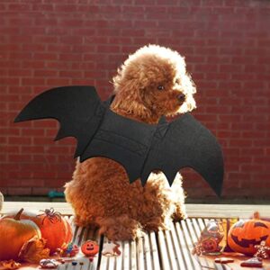 Brocarp Dog Bat Costume, Halloween Pet Costumes Dog Bat Wings, Cosplay Cat Dog Costume Party Clothes Funny Outfit Cool Apparel for Small Medium Large Dogs Cats (XL)