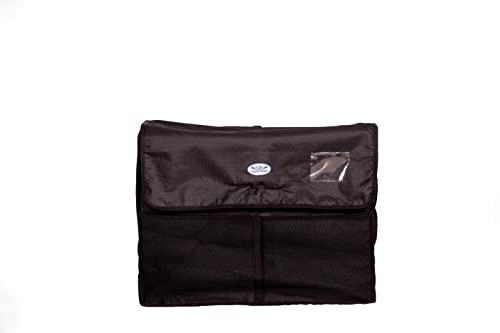 SIE Blanket Carry Storage Bag with Mesh Pockets (Black)