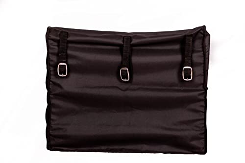 SIE Blanket Carry Storage Bag with Mesh Pockets (Black)