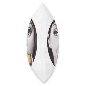 Lina Cavalieri Fornasetti Throw Pillow, 16x16, Multicolor