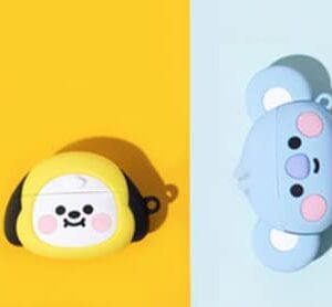 Bangtan Boys_Jimin-Chimmy Official Merchandise_ [PRO] One Chimmy Baby Character Cute Silicone Case Compatible with Airpods Pro + One Chimmy Sticker+Photo Cards Included_Proof Yet to Come Butter