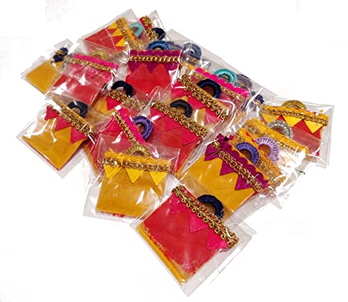 Haldi Kumkum | Set of 20 | Pasupu kumkum | Tamboolam | Pooja|Return Gift | Give Away | Made in India