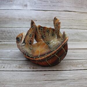 Sea Turtle Bottle Holder Turtle Figurine Natural Color Turtle Wine Bottle Holder