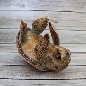 Sea Turtle Bottle Holder Turtle Figurine Natural Color Turtle Wine Bottle Holder