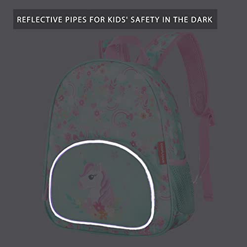 Daaupus 12-Inch Preschool Backpack for Girls, Kids Backpack for Boys & Girls, Perfect for Daycare and Preschool, Age 2-5 Years