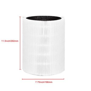 IZSOHHOME Replacement Filter for Blueair Blue Pure 411 Genuine,411+,411 Auto and MINI Air Purifiers(2 Sets)