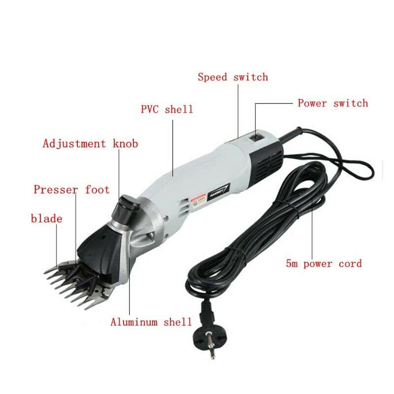 cjc 110V 900W Sheep Goat Shears Clippers Electric Animal Shave Grooming Farm Supply