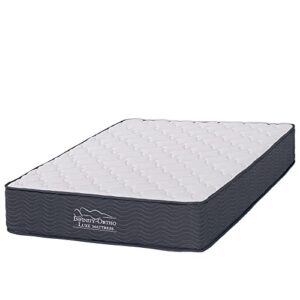 Novezza Home 12 Inch Hybrid Support Mattress/Bed-in-a-Box/CertiPUR-US Certified Foam, King (NOVHM-S), Medium, White