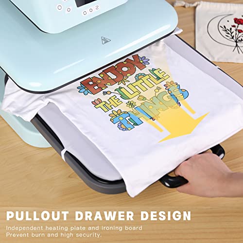 HTVRONT Auto Heat Press Machine - 15"x15" Smart Heat Press Machine for T-Shirts - Heat Up Fast & Distribute Heat Evenly, Intelligent Tshirt Press Machine for HTV, Sublimation, Heat Transfer Projects