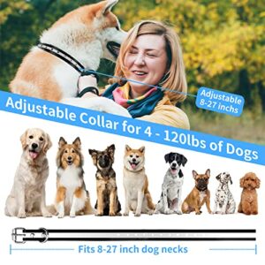 PaiPaitek Bark Collar with Remote, Automatic Bark and Training Collar Combo with Beep, Vibration, Shock, Auto Bark Mode, Up to 3300ft Range Dog Shock Collar for Small, Large and Medium Dogs