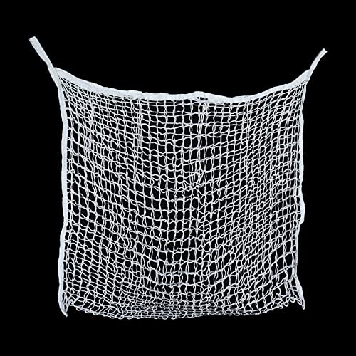 Mono-gatari Slow Feed Hay Net Bag Full Day for Horses, Goat Feeder Hay Net Horse Feeding Small Holes Adjustable Grazing Feeder (63" Length x 40" Width)