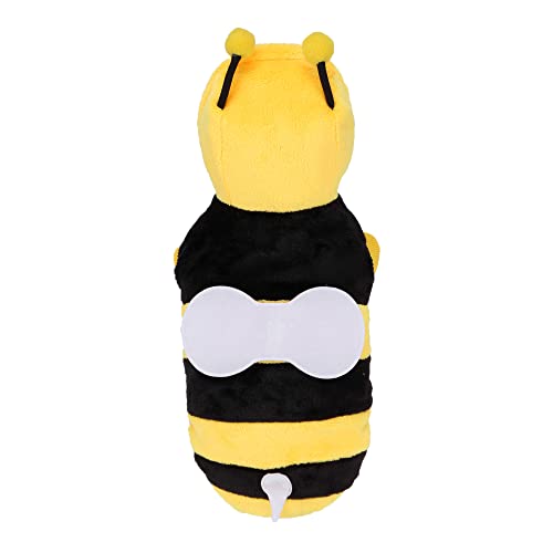 Yoption Dog Cat Bee Costumes, Pet Halloween Christmas Cosplay Dress Hoodie Funny Outfits Clothes for Puppy Dogs Kitten (XL)