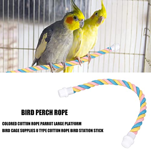 Rope Perch, Heavy Duty, Fun, Easy to Install, Climbing Coton Parakeet Rope S